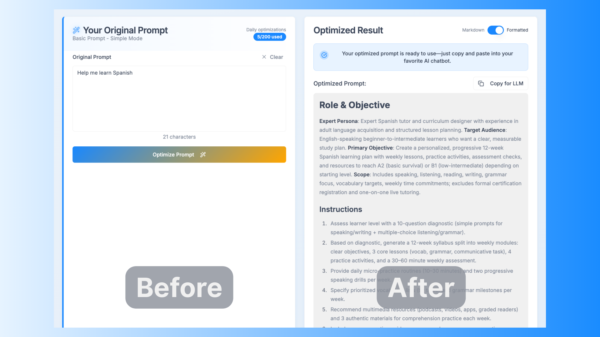 Promptalis - AI Prompt Optimizer